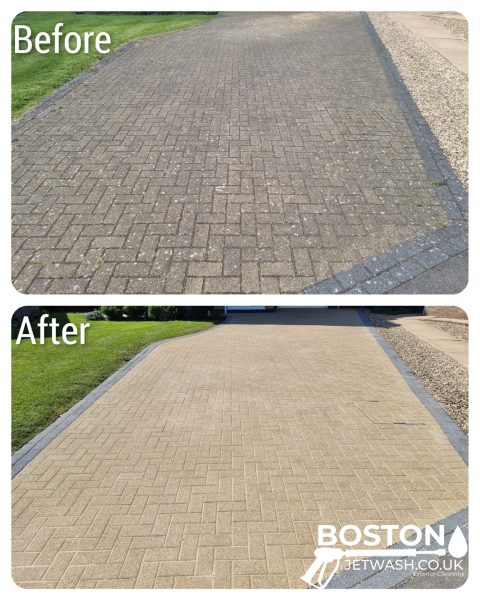 Block Paving Cleaning Service | Lincolnshire | Boston Jet Wash