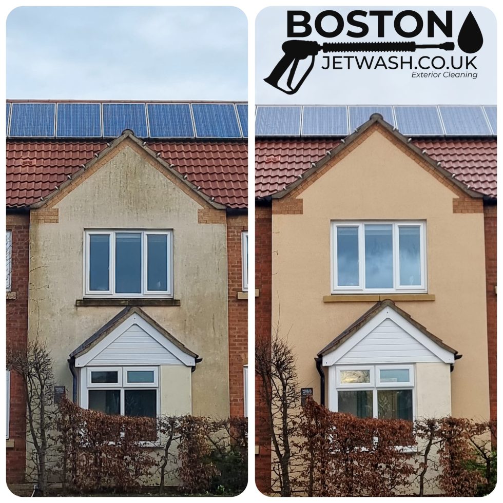 Render Cleaning Service | Lincolnshire | Boston Jet Wash